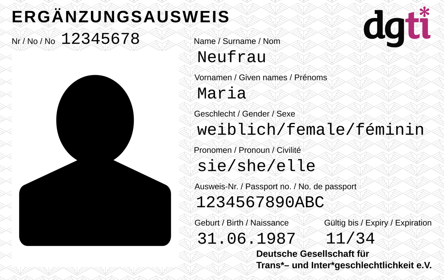 Der Ergänzungsausweis der dgti e.V.